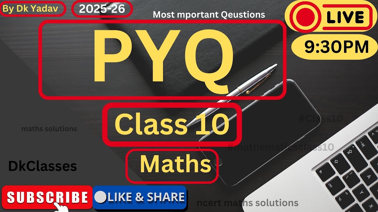 Class 10 Maths || Important PYQ 2 #ncert #class10 #mathsclass10 #cbse ...