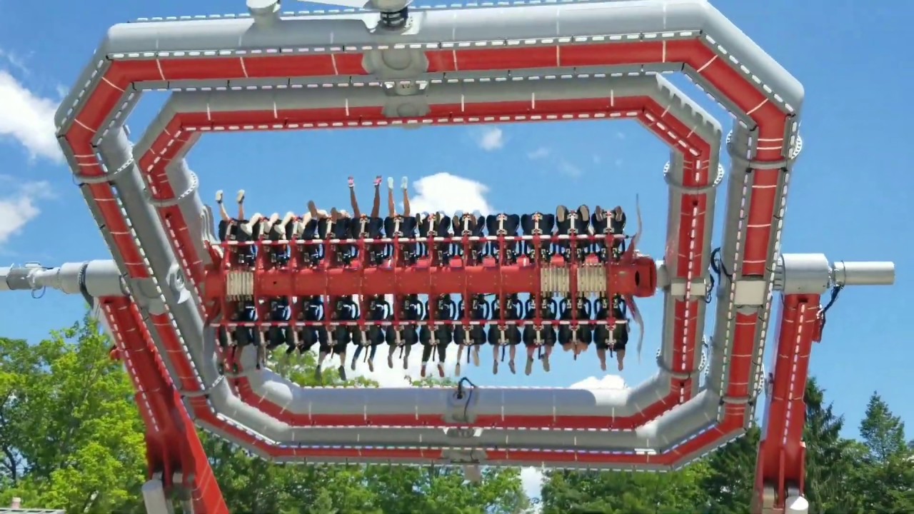 Cyborg: CyberSpin off-ride POV Six Flags Great Adventure - YouTube