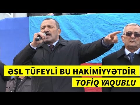 TOFİQ YAQUBLUDAN HAKİMİYYƏTİN HƏDYANLARINA SƏRT CAVAB