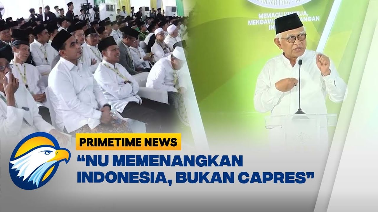 Tak Singgung Pilpres, Gus Mus Batal Walkout dari Acara NU - YouTube