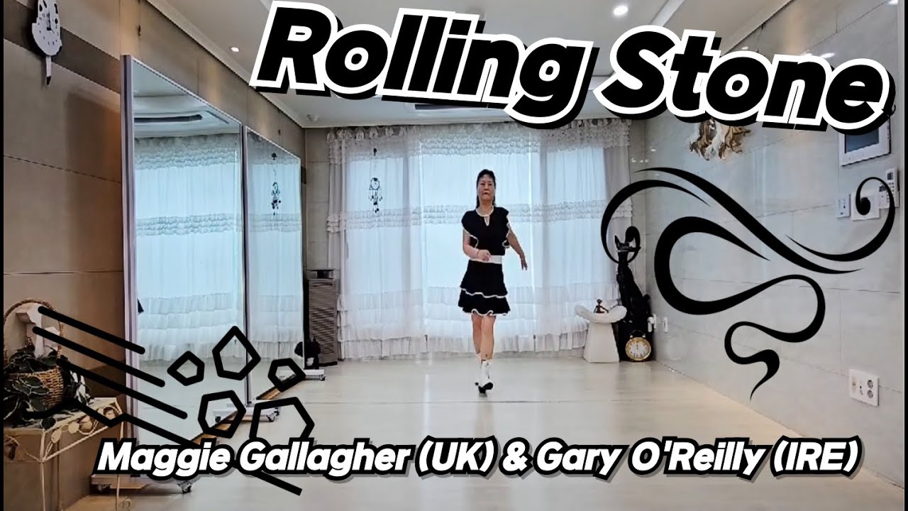 [ Rolling Stone ] Linedance demo Improver #SarahChoi #Linedance #SarahChoiLinedance - YouTube