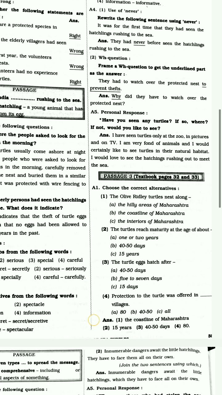 9th-english-lesson-2.2maharashtra board workbook question answer digest ...