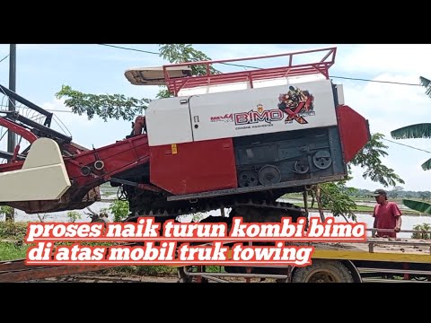 kombi bimo extrime naik turun diatas mobil truk towing - YouTube