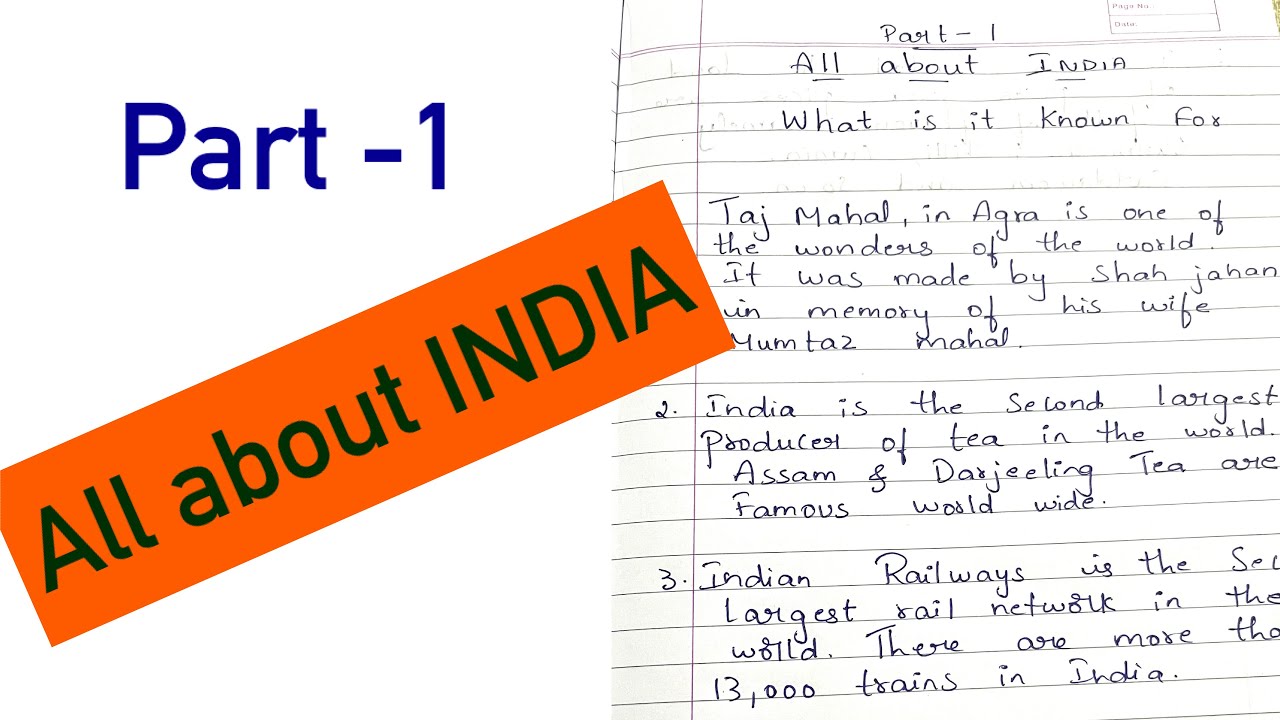 All about INDIA - Part-1 what is it known for - YouTube