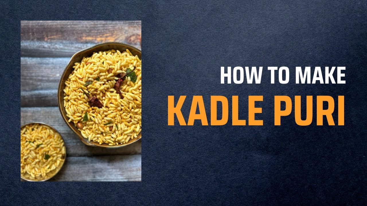 Kadale Puri - A healthy snack for those 4PM hunger pangs - YouTube