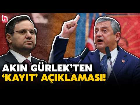 Özgür Özel, “İhbar ediyorum” dedi; Akın Gürlek’in, Erdoğan’ı kayda aldığını açıkladı!
