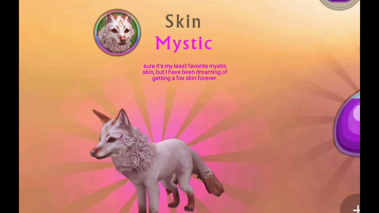MY FIRST MYSTIC FOX SKIN AND SCSESSORY!!!!!!! - YouTube