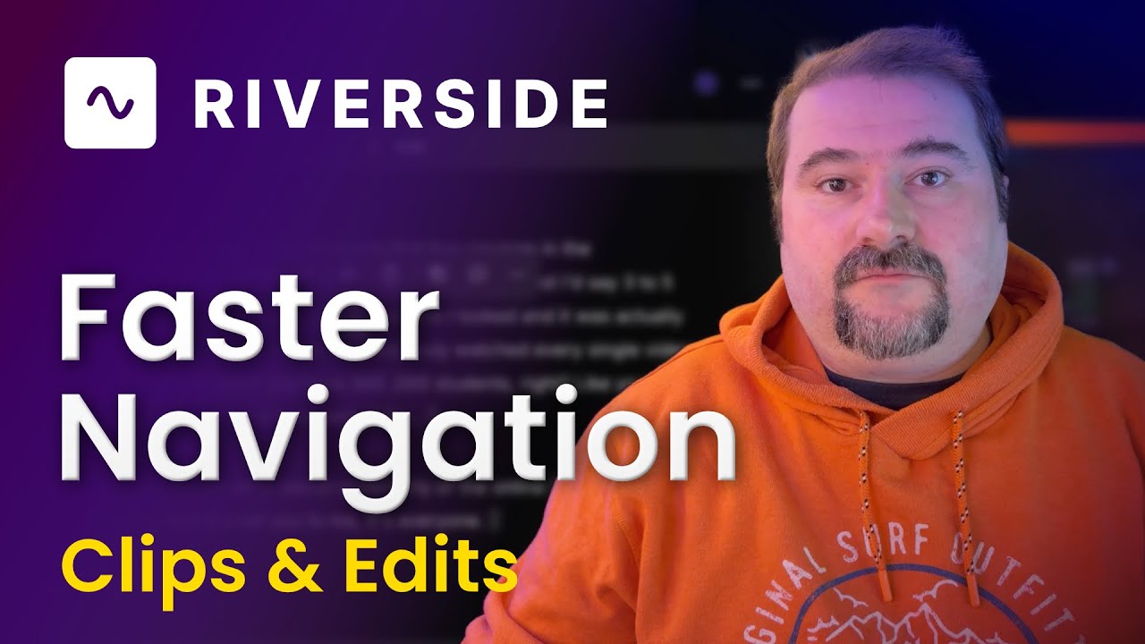 Navigate Faster Between Edits in Riverside.fm Studio - YouTube
