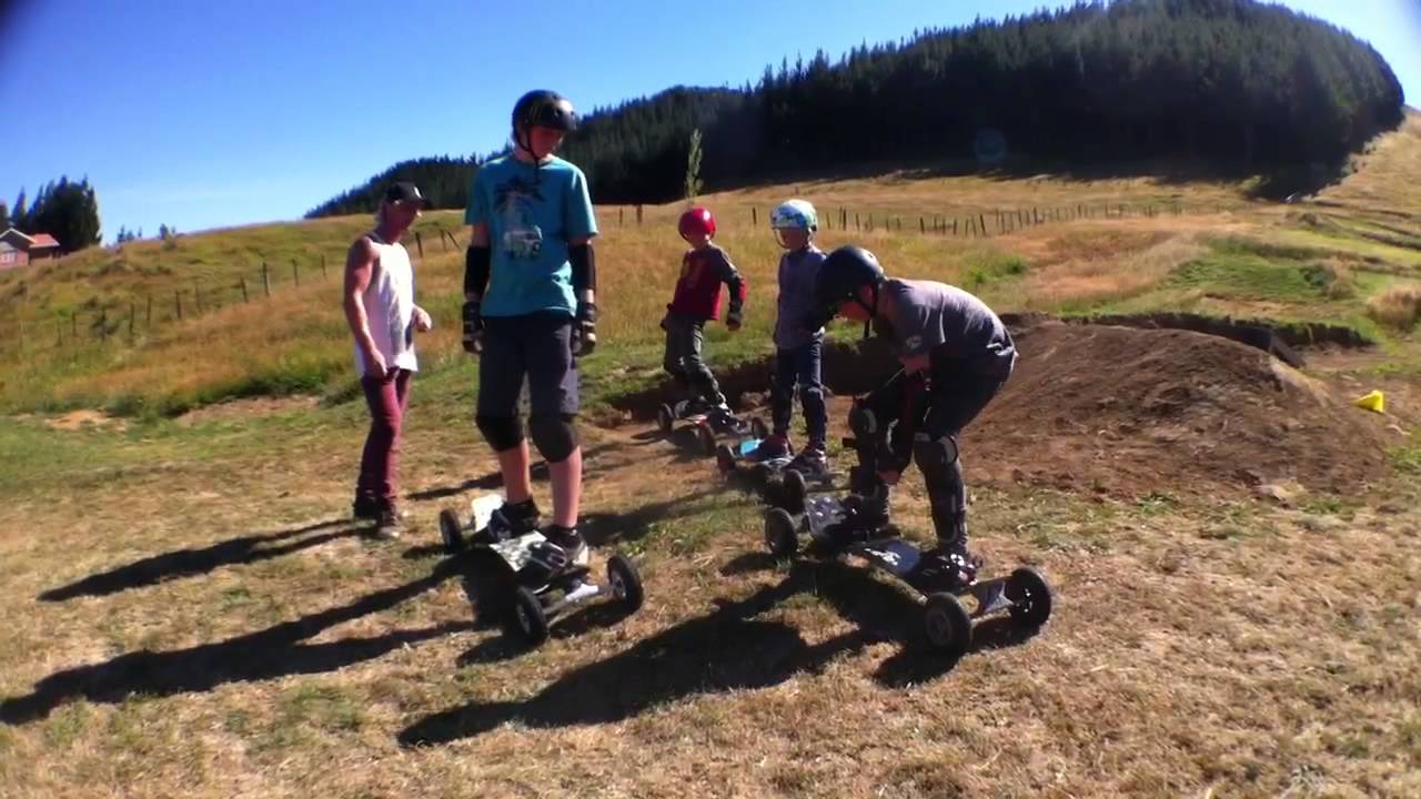 How to steer a mountain board tutorial mtb tips - YouTube