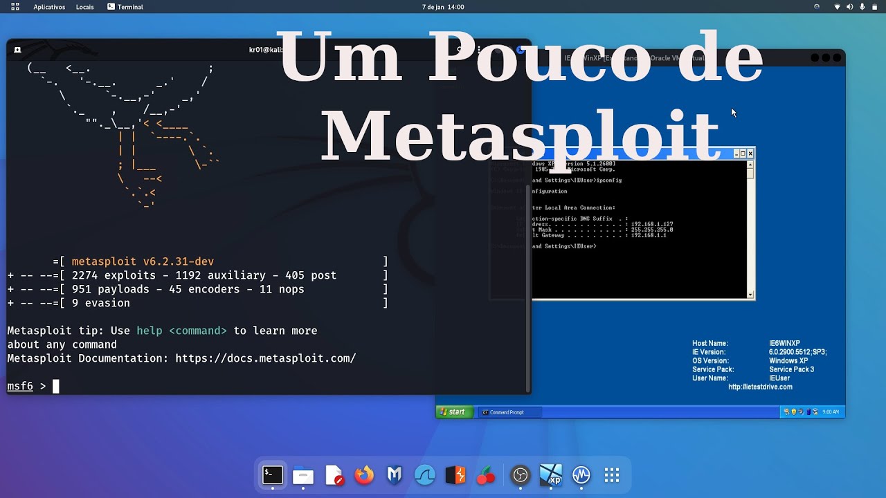 Como Usar o Metasploit no Linux - YouTube