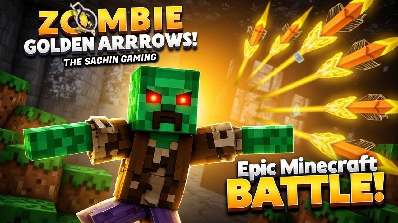🔴 ZOMBIE vs ARROWS🔴 #minecraft #minecraftvideos - YouTube