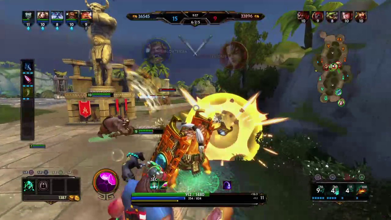Smite all Guardians gameplay - YouTube