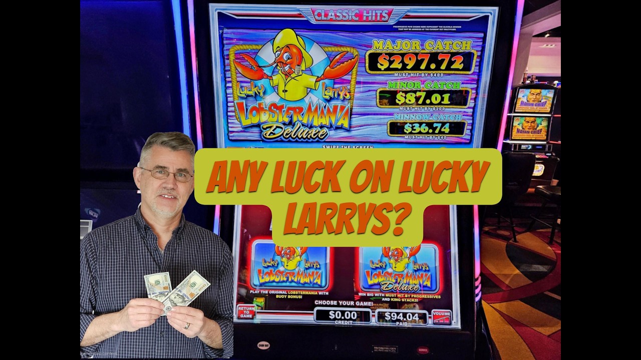 HIT the BONUS 🦞 on Lucky Larrys Lobstermania Deluxe Slot Machine 🎰 Did ...