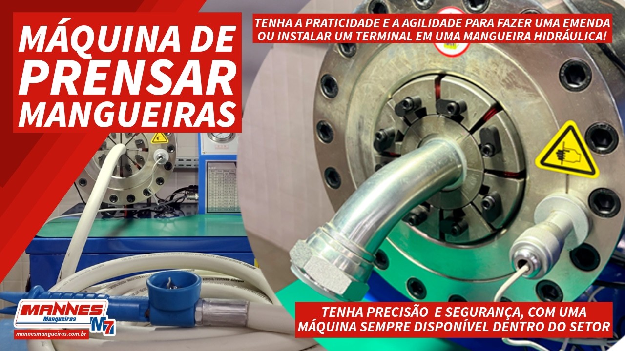 Máquina de Prensar Mangueiras - YouTube