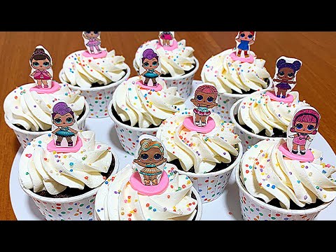 LoL Bebek Cupcake/Kapkek nasıl yapılır/Parti masaları artık herkes eğlenceli ve çok kolay süsleyecek