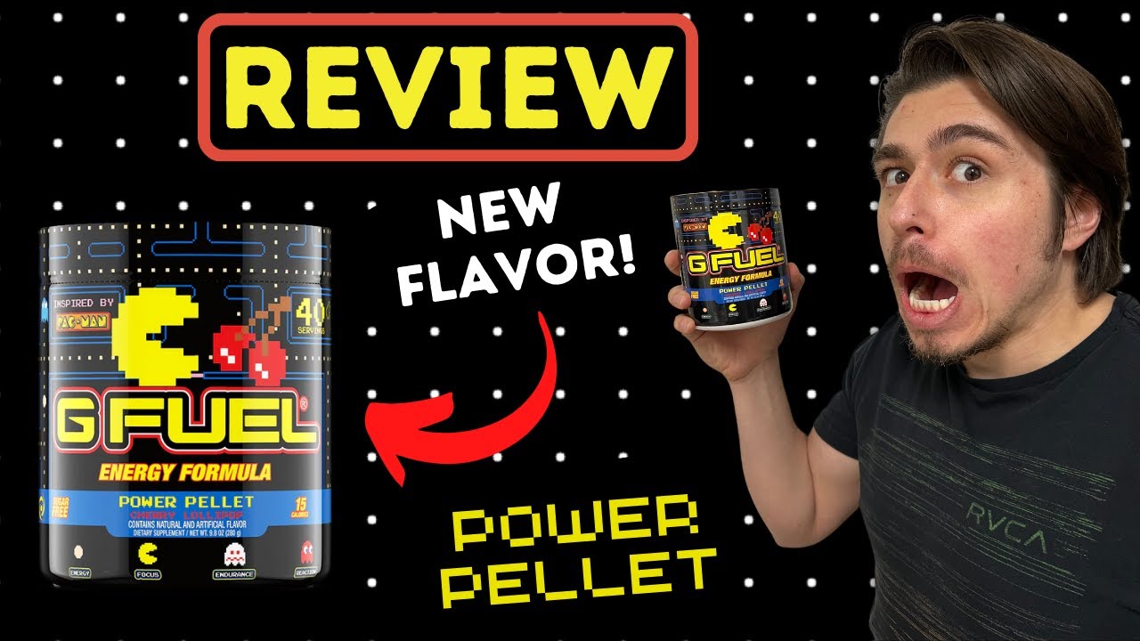 Pac-Man Power Pellet GFUEL Flavor REVIEW! - YouTube