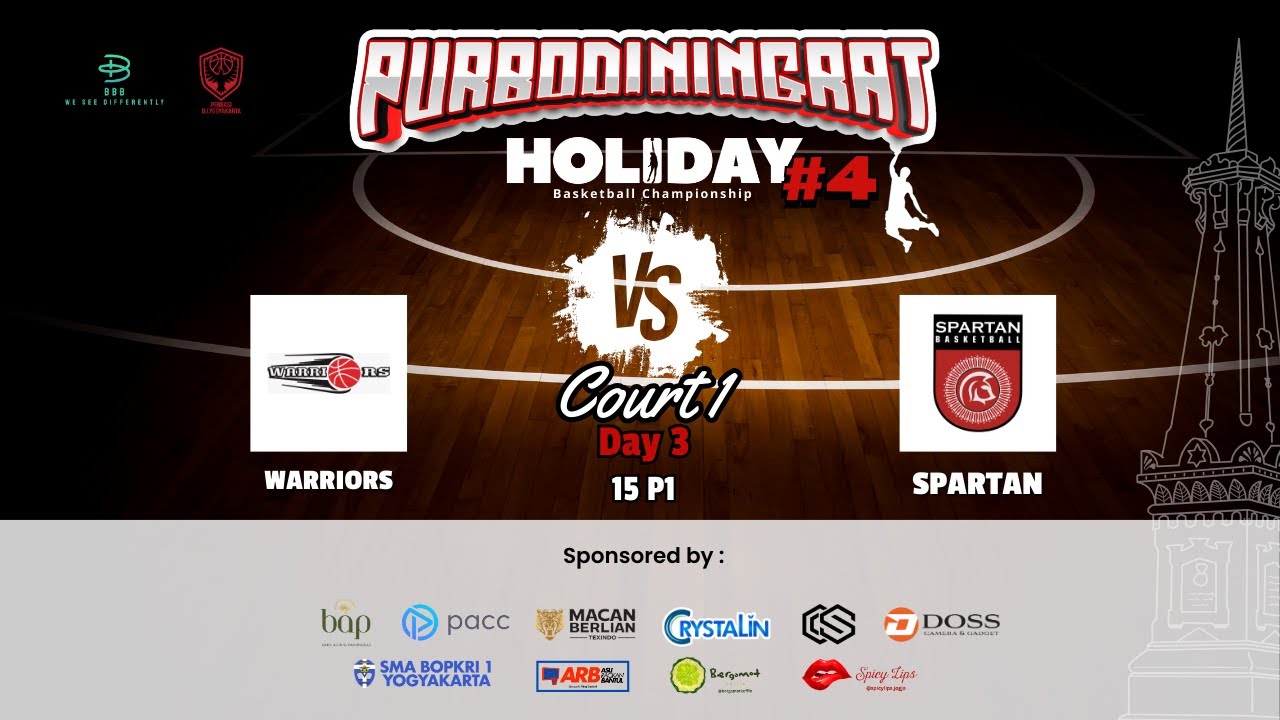 LAPANGAN 1 DAY 3 HOLIDAY BASKETBALL CHAMPIONSHIP#4 KU 15 PI WARRIORS VS ...
