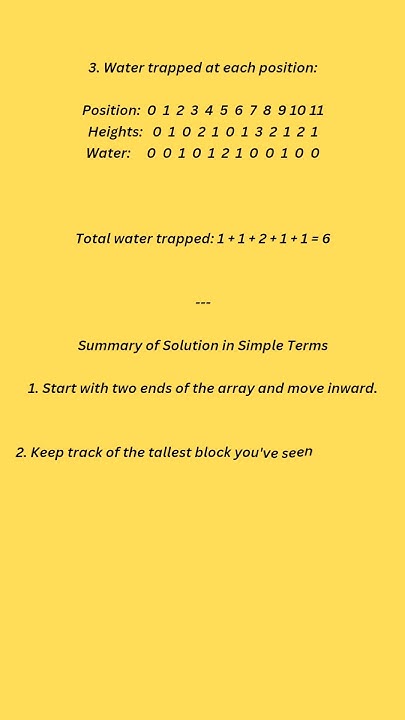 Trapping water problem #dsa #pythoncode #python #javascript - YouTube