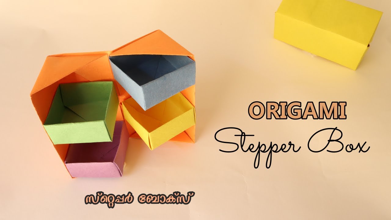 DIY Secret Stepper Box Tutorial || Paper Craft Chest of Drawers ...