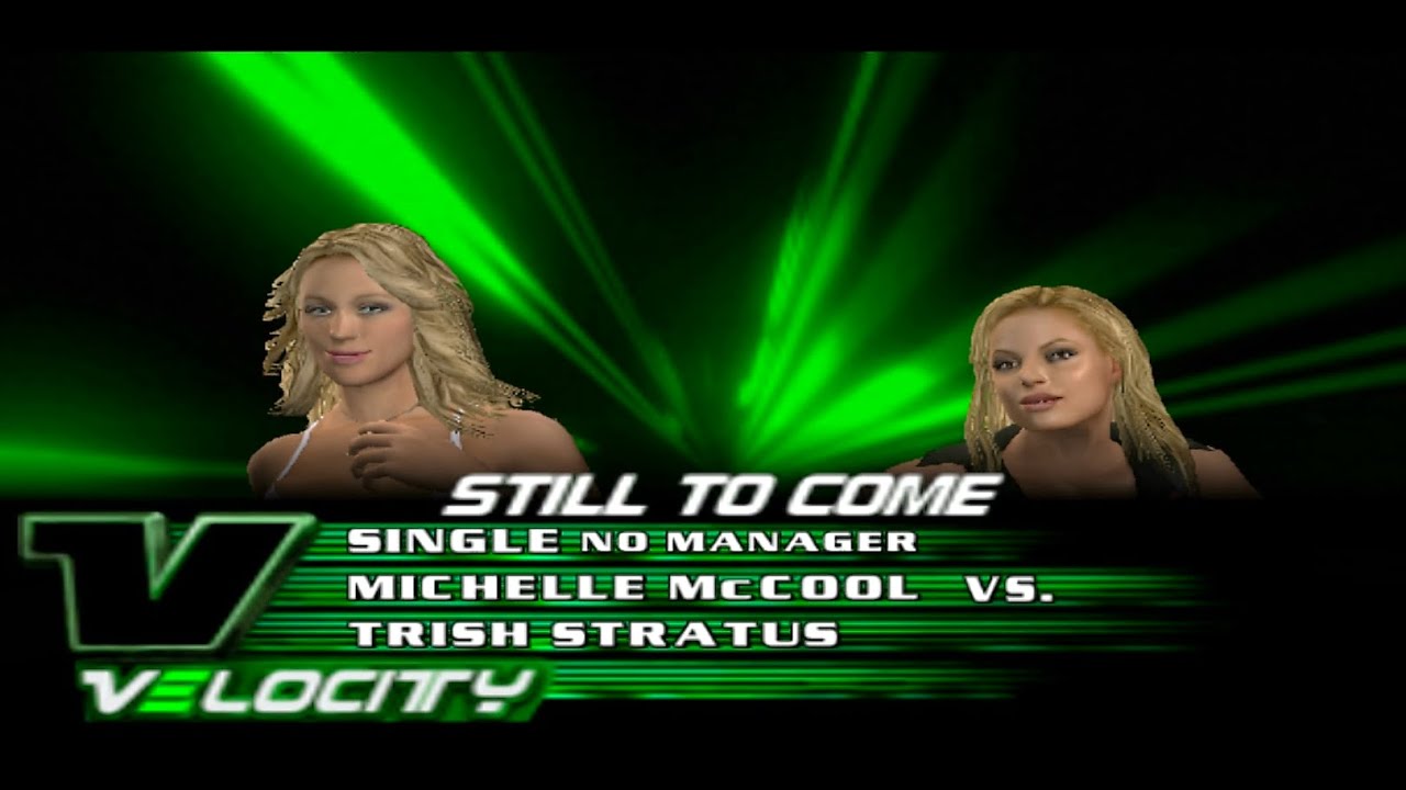 Smackdown vs RAW 2006 PS2 (Michelle McCool vs Trish Stratus) Single ...