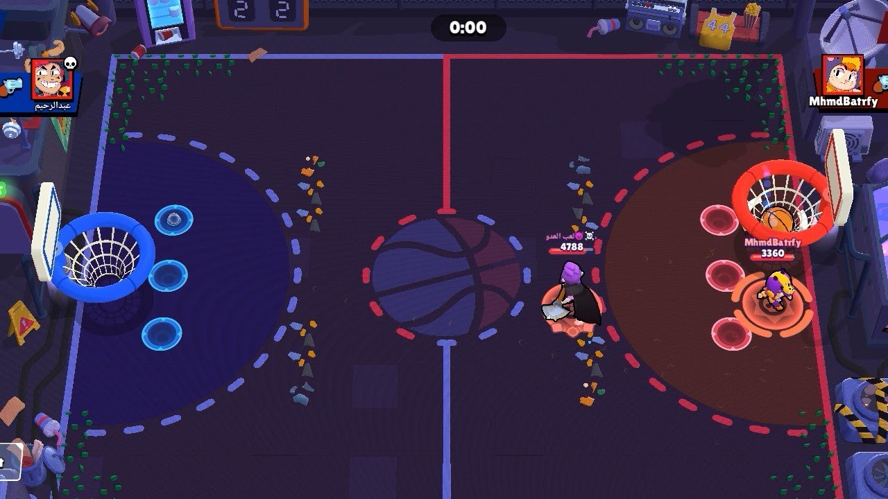 Wining in basketbrawl after overtime lucky shot ever 🤯🤯in brawl stars ...