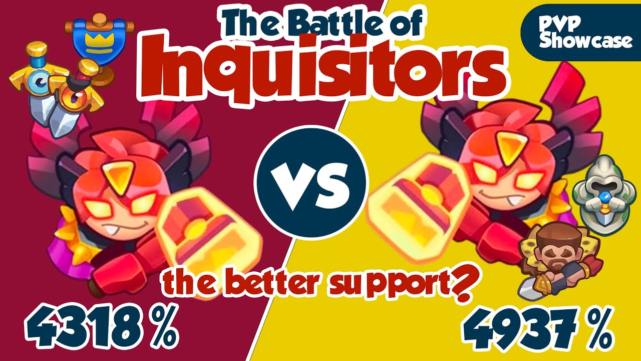Which support is better for Inquisitor? Sword + Banner or KS + Trapper ...