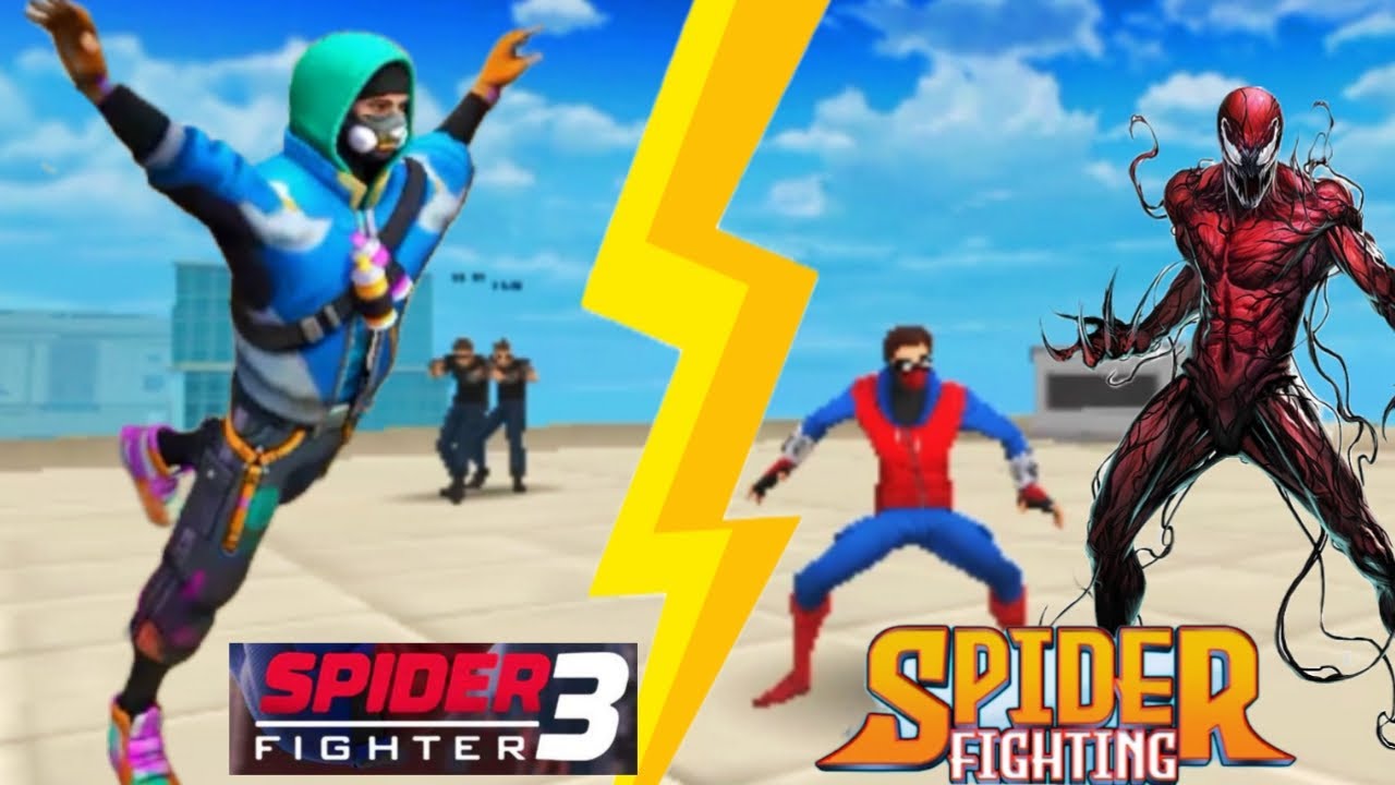 💥 SPIDER FIGHTING: HERO GAME vs SPIDER FIGHTER 3 💥 Who is Best?? - YouTube