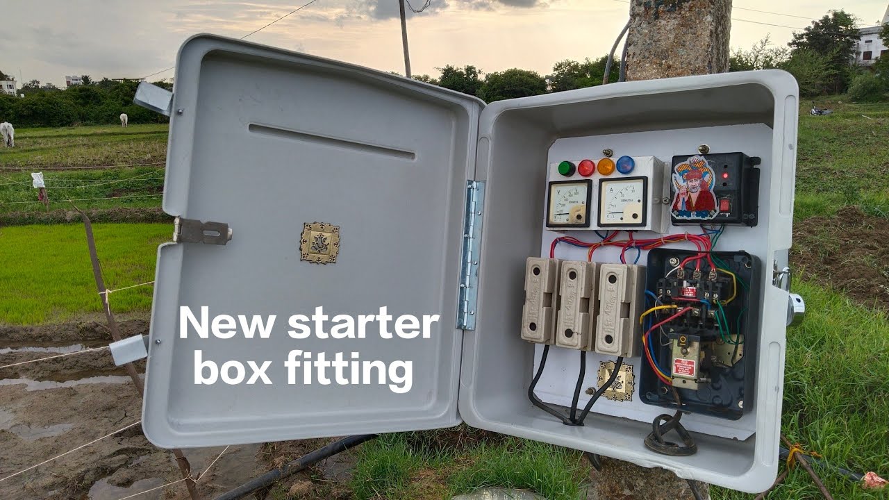 Agricultural new starter box fitting - YouTube