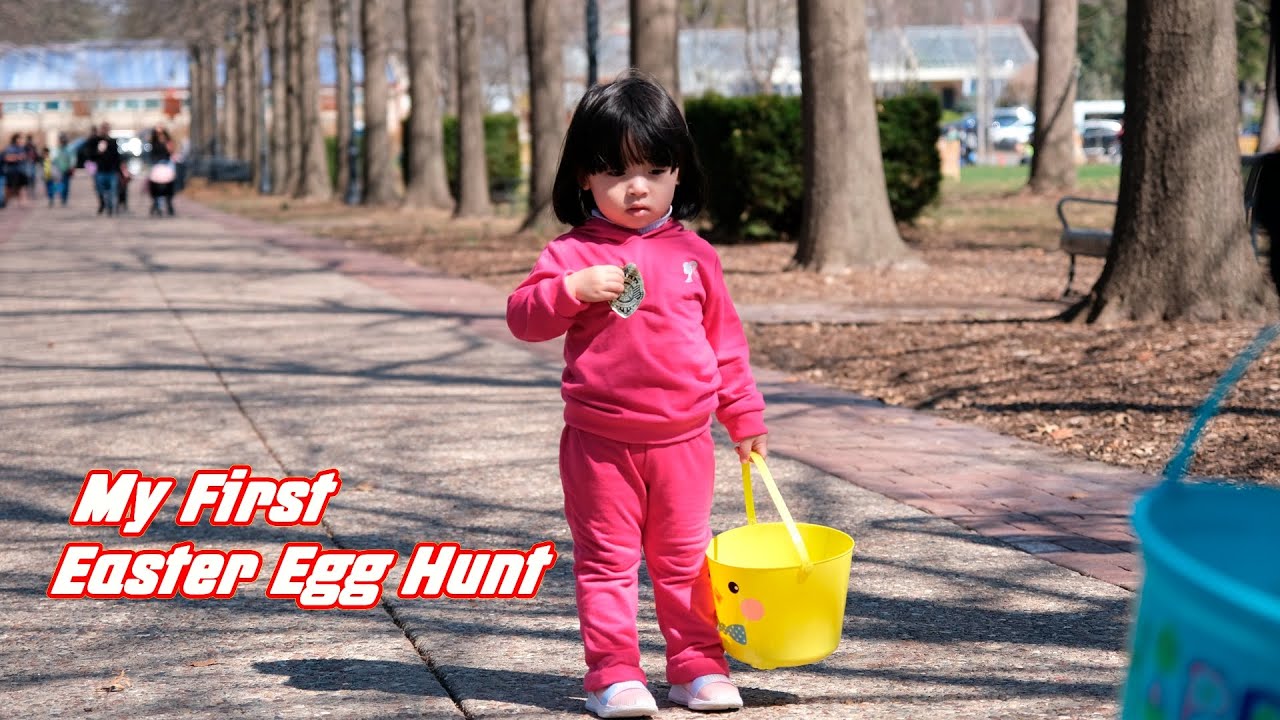 Nayuma's First Easter Egg Hunt!! - YouTube