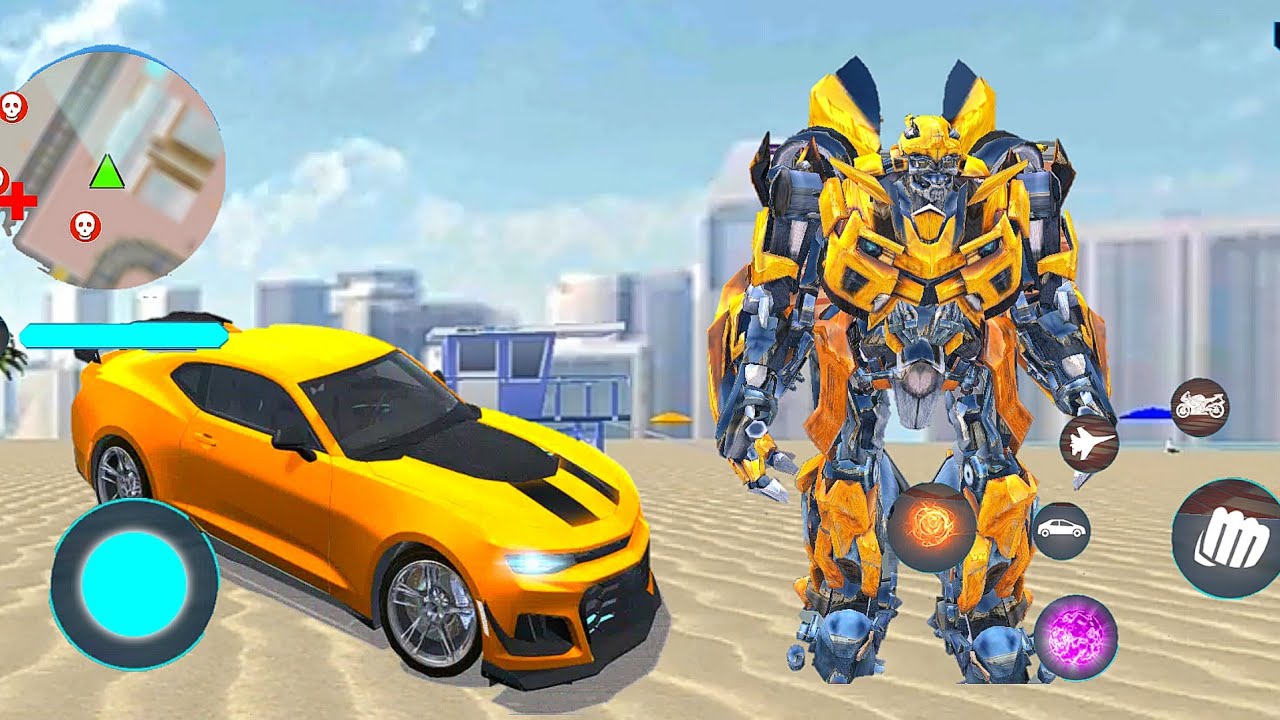 Grand Transformers Battle of City: Bumblebee Robot Games | Android iOS ...