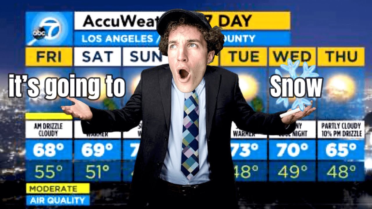 Switching Lives with a Professional Worker for 24 hours! **Weatherman ...