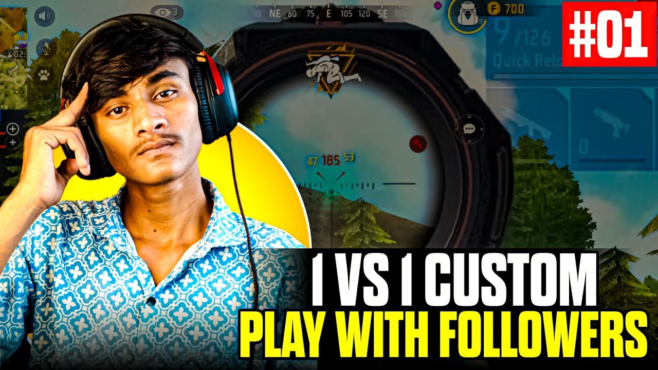 1 VS 1 PLAY WITH FOLLOWERS - PRIME FF #1 - YouTube