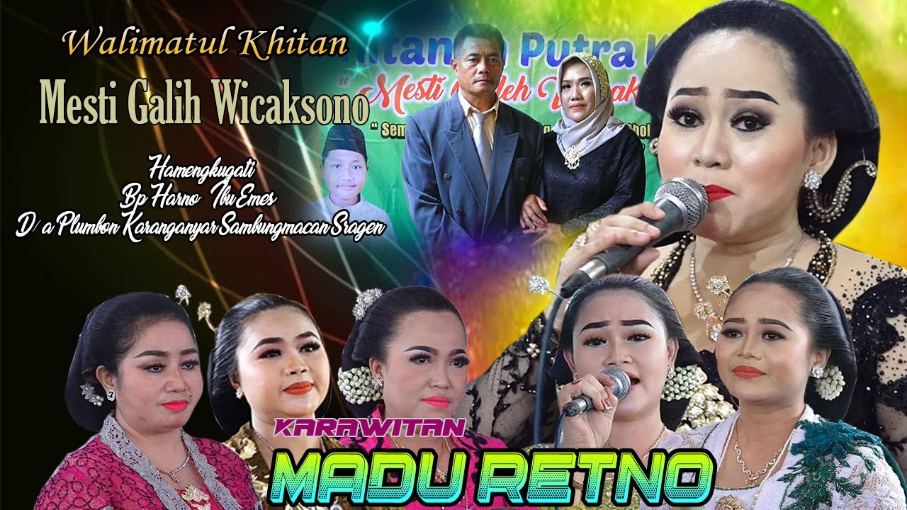 🔴Rec Karawitan MADU RETNO KOPLO JOWO// GMJ MULTIMEDIA HD/FULL HD - YouTube