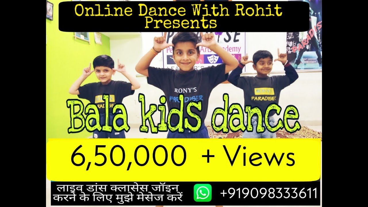Bala kids dance cover | Paradise | Indore | Live Online Dance Classes ...