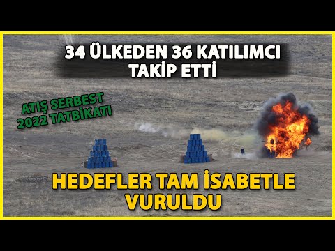 'Ateş Serbest-2022 Tatbikatı'nda Hedefler Tam İsabetle Vuruldu