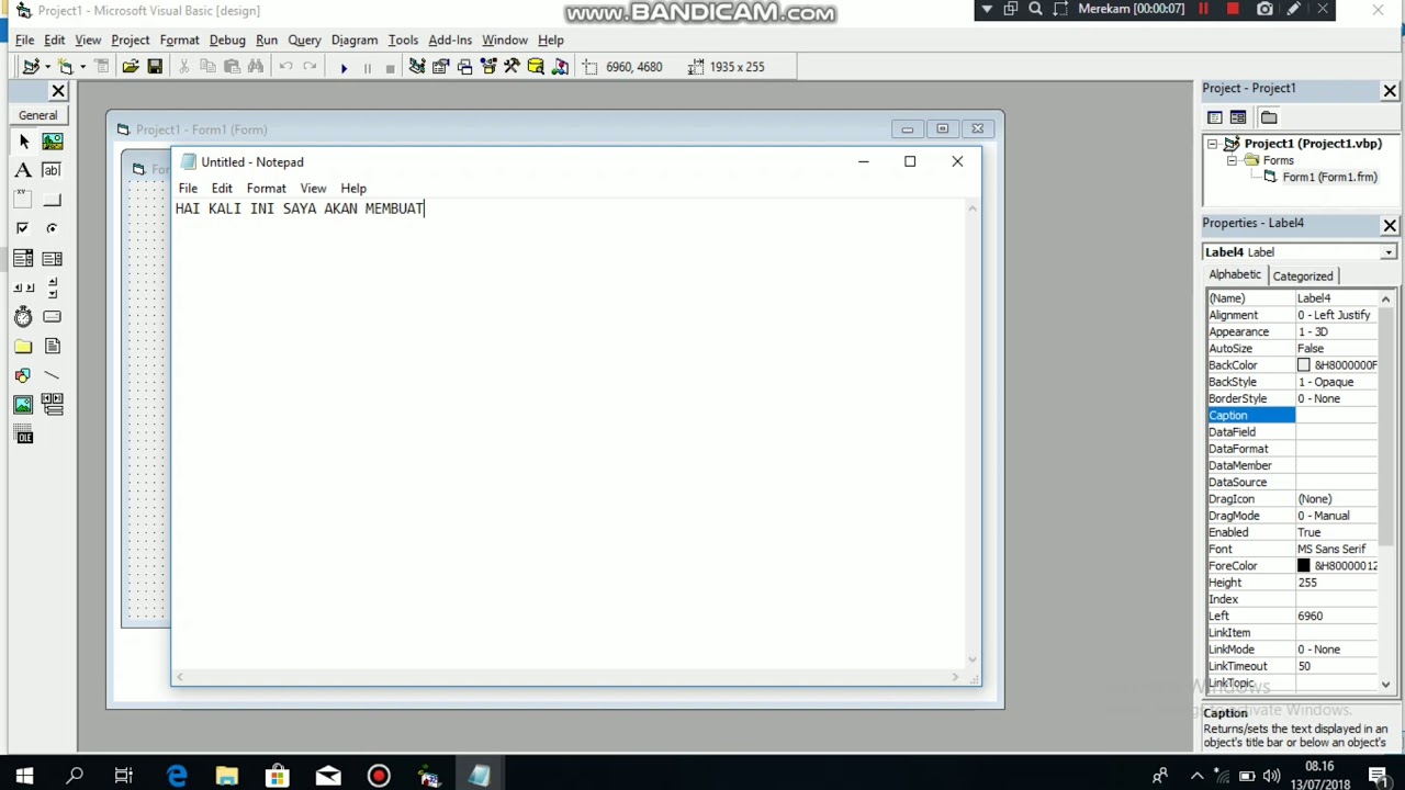Membuat game tebak warna dari microsoft visual basic 6.0 - YouTube