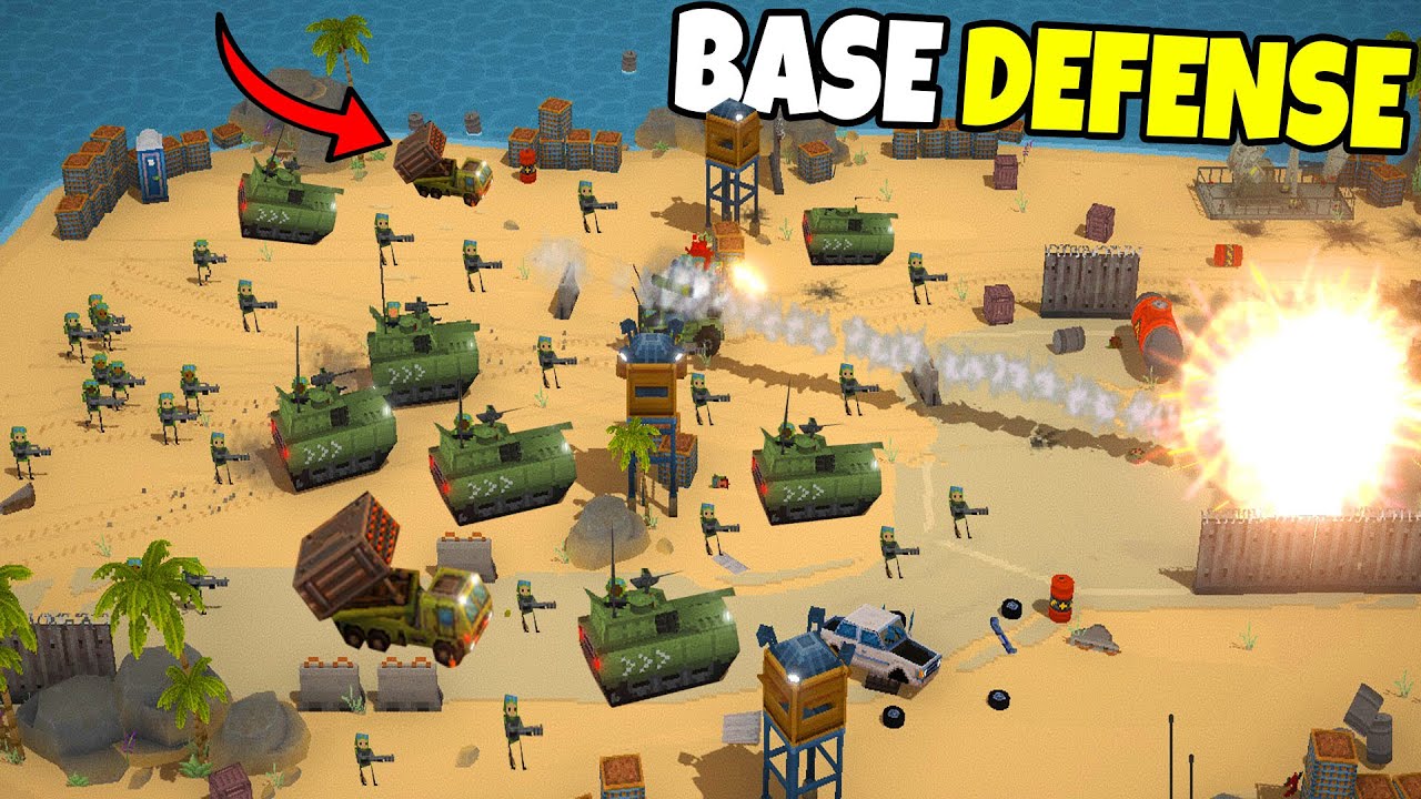 EPIC Base Defense in NEW Battle Simulator!? - Warpips: Tug of War Game ...
