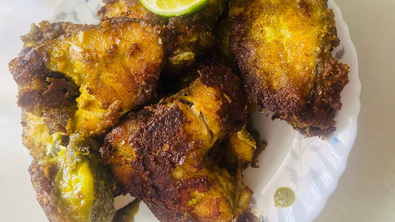 Hare masale ki tba machhli fry recipe @aayatlife5809 - YouTube