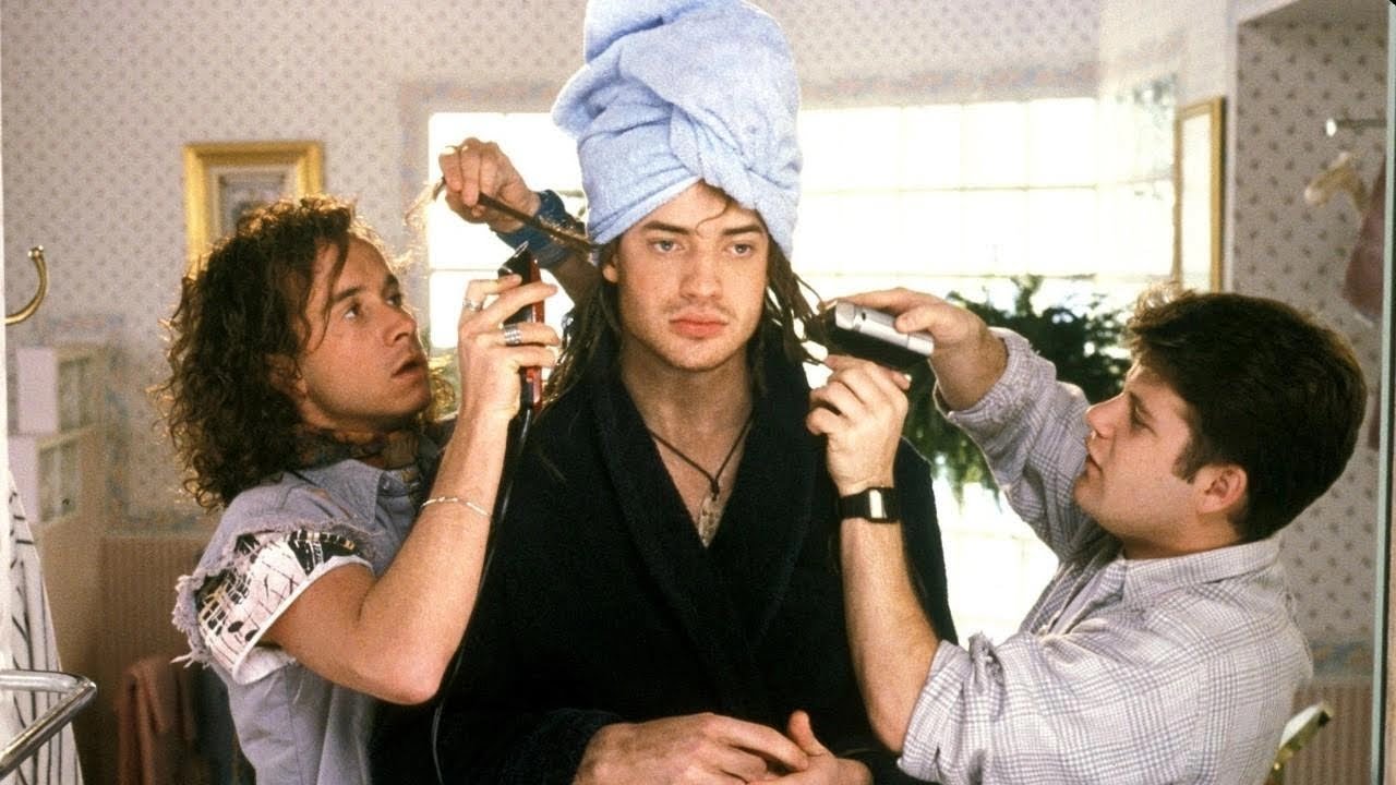 Official Trailer ENCINO MAN (1992, Brendan Fraser, Pauly Shore, Sean ...