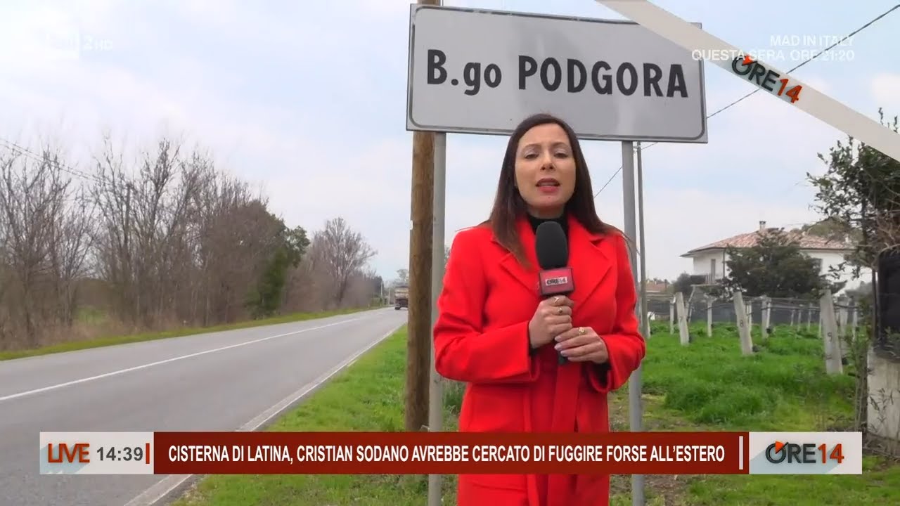 Cisterna di Latina, Sodano avrebbe cercato di fuggire forse all'estero ...