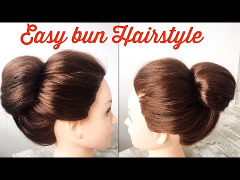easy bun hairstyle |