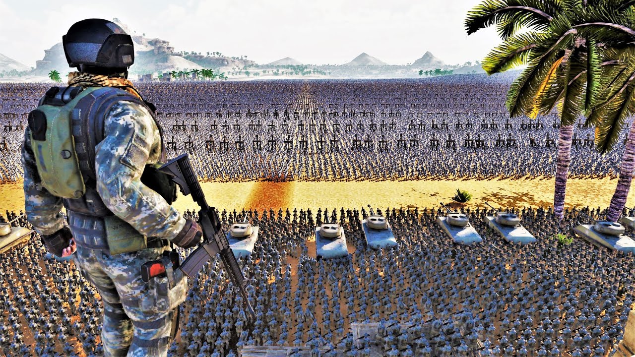 CAN 20.000 MODERN ARMY STOP 1.2 MILLION MEDIEVAL ARMY - UEBS 2 | BATTLE ...