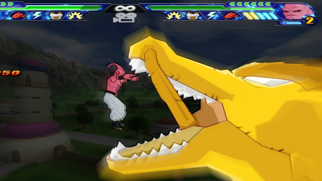 Dragon ball z budokai tenkaichi 3 goku ssj3 vs super buu - battle ...