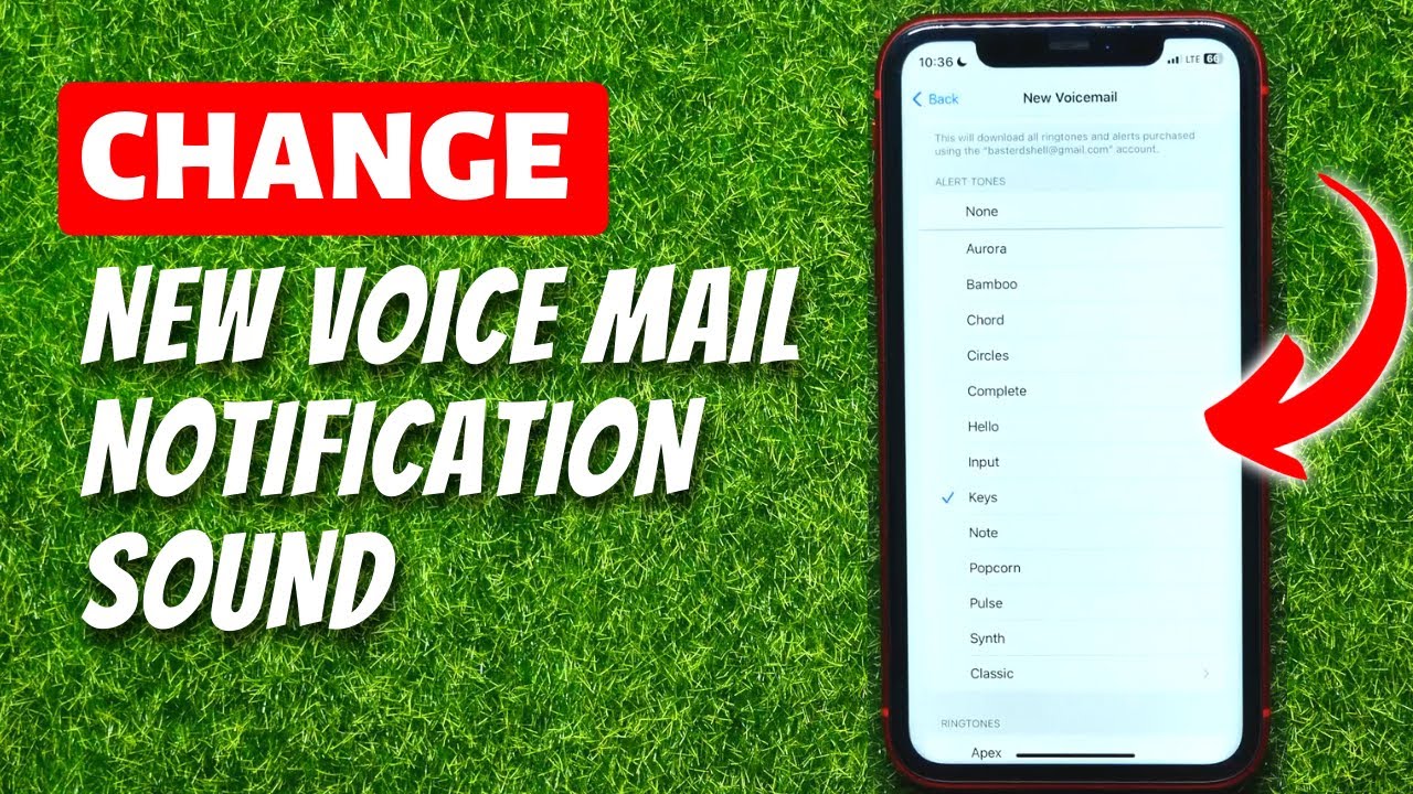 How to Change New Voice Mail Notification Sound - YouTube
