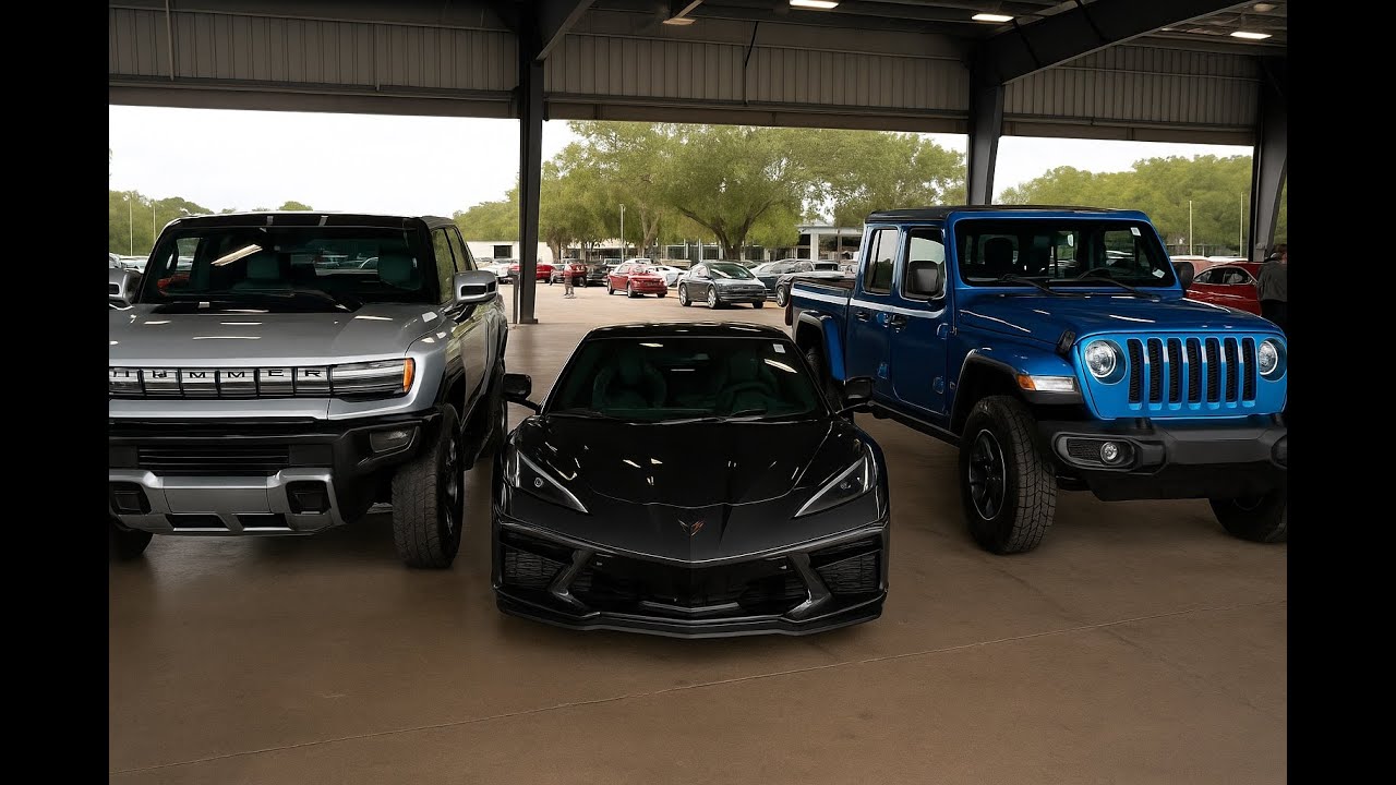 Аукцион Флориды: Hummer EV, Corvette и Jeep Gladiator — шоу начинается ...
