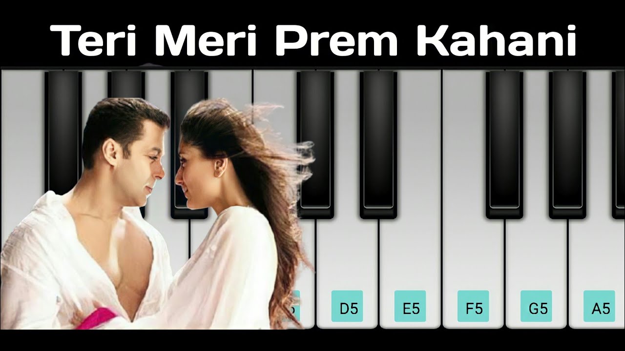 Teri Meri Prem Kahani | Bodyguard | Easy Piano Tutorial - YouTube