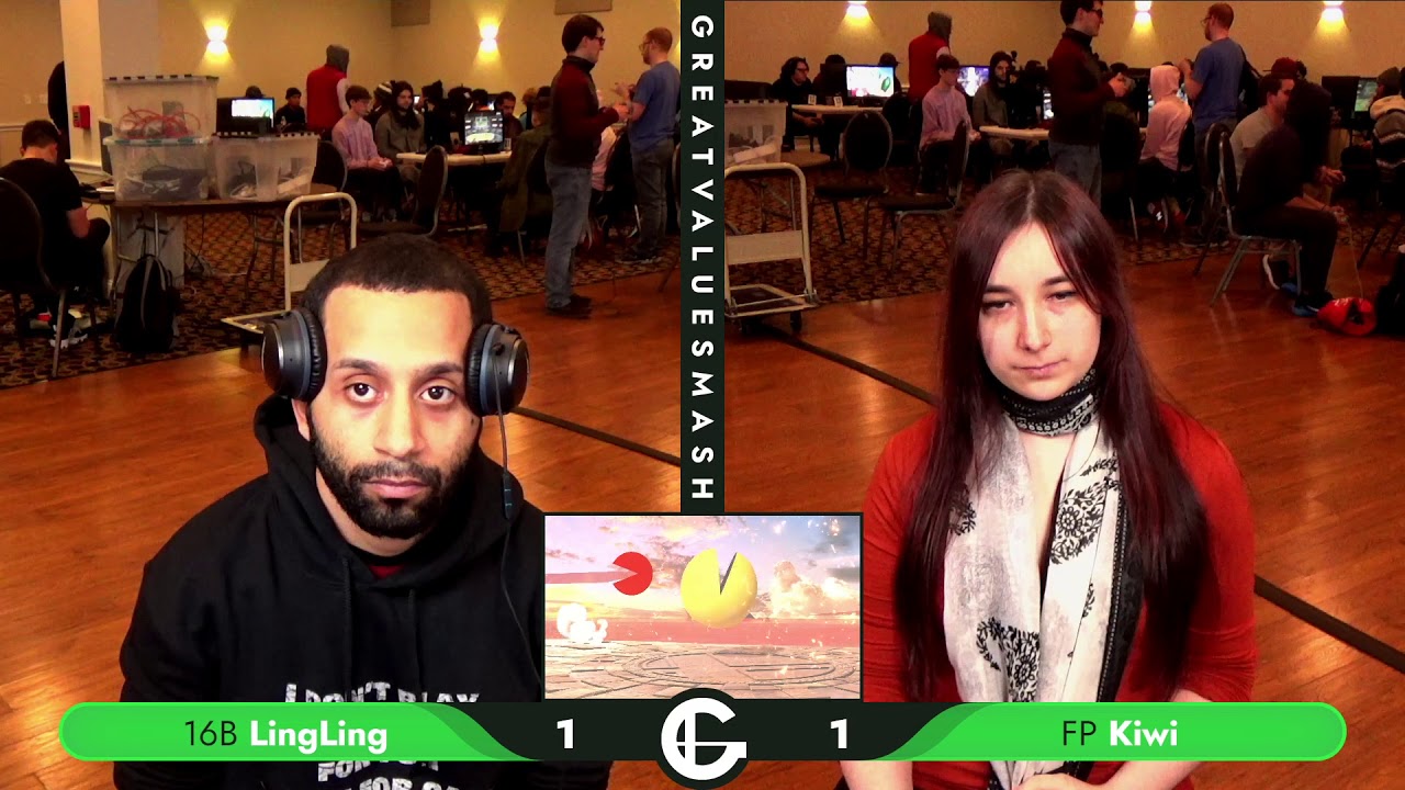 Super Smash Bros Ultimate: Kiwi (Pac-Man) V LingLing (Peach ...