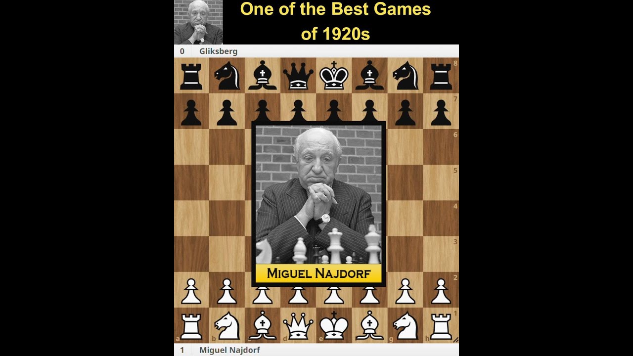 One of the best games of 1920s || Najdorf vs Glicksberg 1929 - YouTube