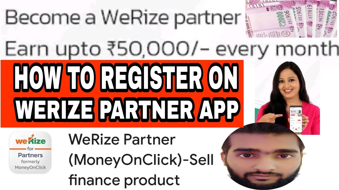 How to register on WERIZE PARTNER APP. - YouTube