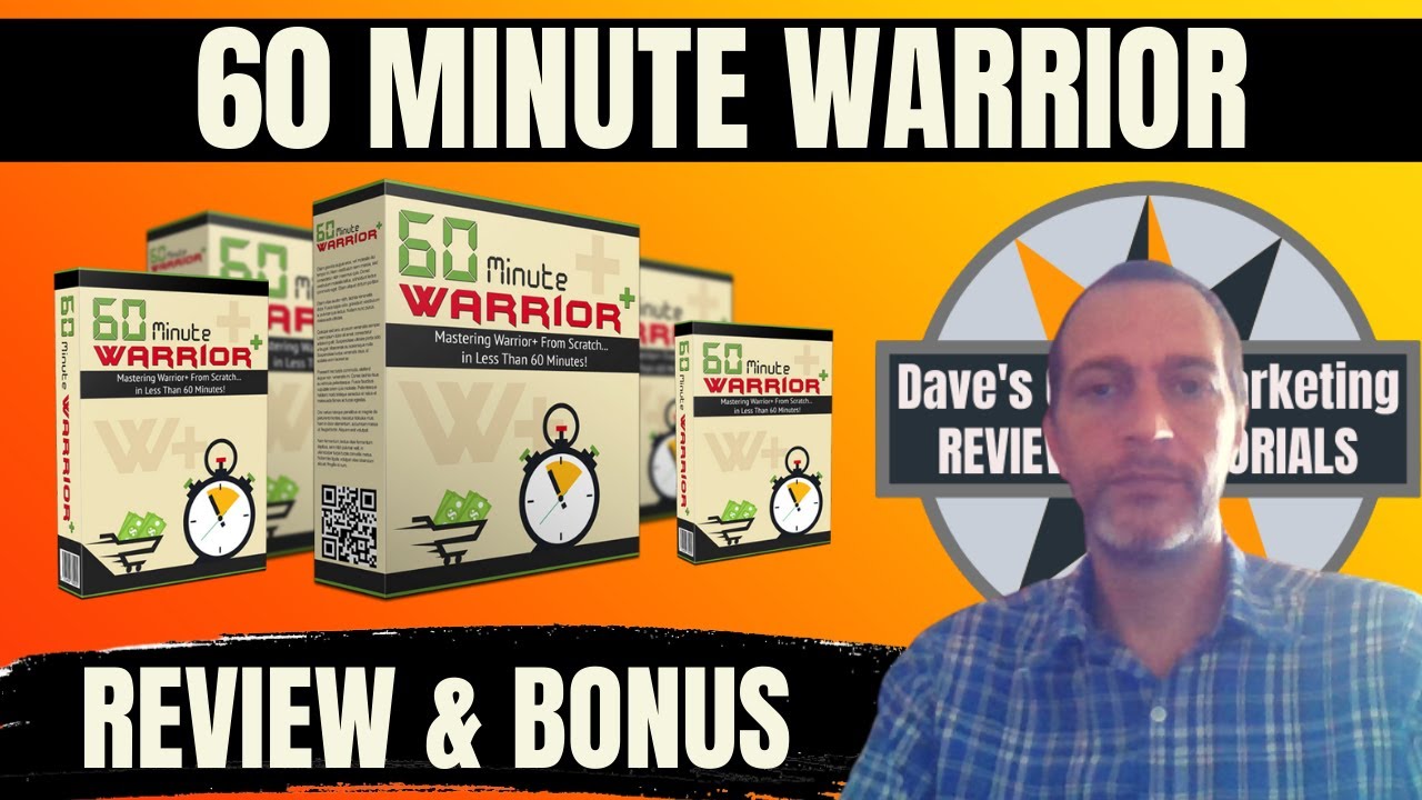 60 Minute Warrior Review - Rebrand And Sell Your PLR Products On Warrior Plus - YouTube